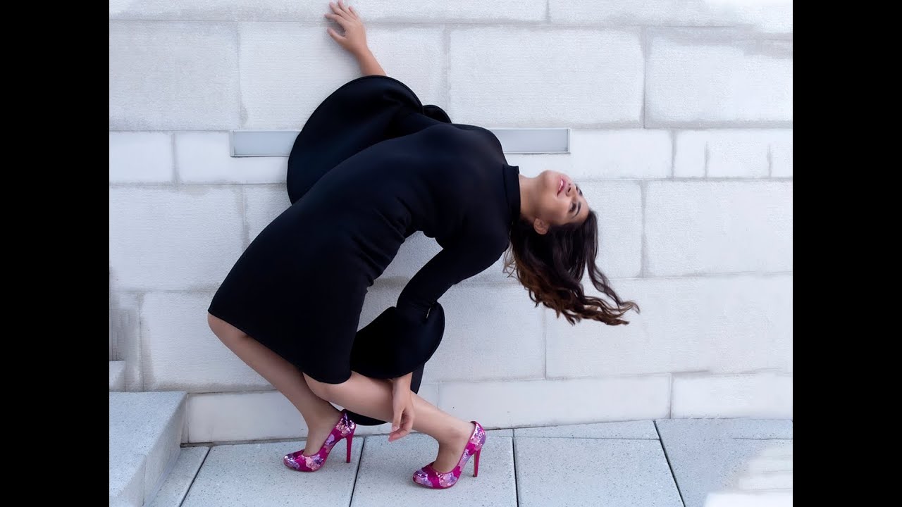 Back Bend in 6 inch Heels? Yep. - YouTube