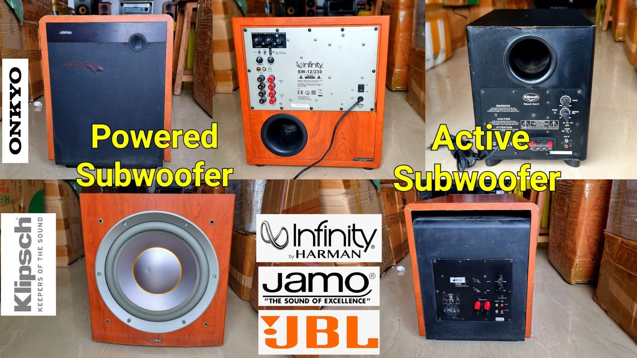 Klipsch Sub 6, Onkyo Skw-560, JBL PS100, Jamo sub 300,Infinity SW-12/ ...