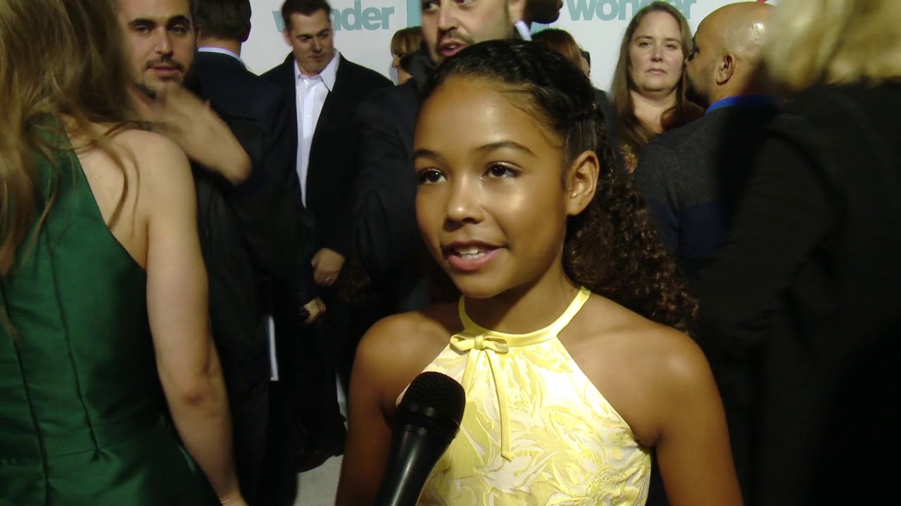 Wonder Premiere Millie Davis (Summer) Interview - YouTube