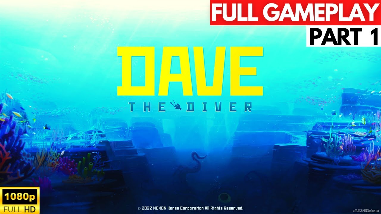 DAVE THE DIVER Full Gameplay Walkthrough Part - 1 - YouTube
