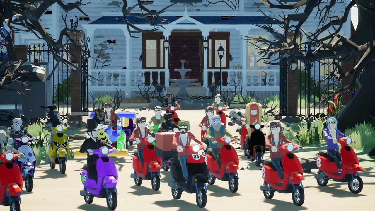 Halloween Scooty race - YouTube