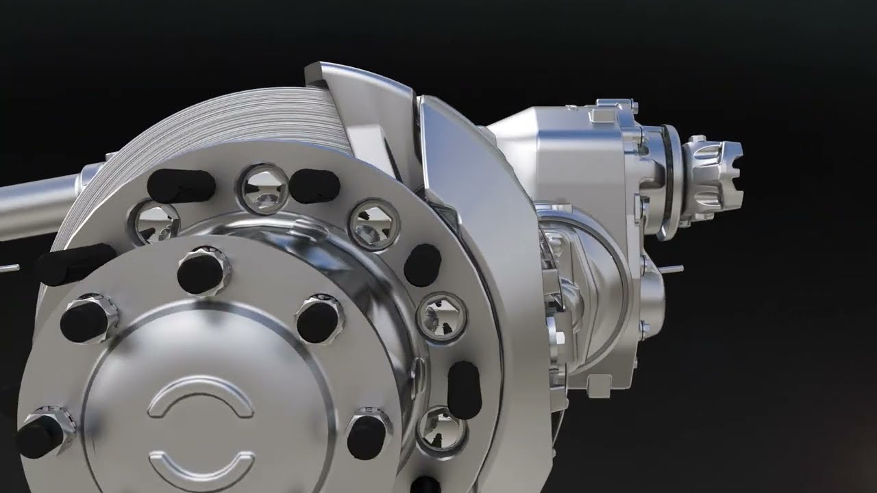 Meritor 14x He High Efficiency Tandem Drive Axle Youtube