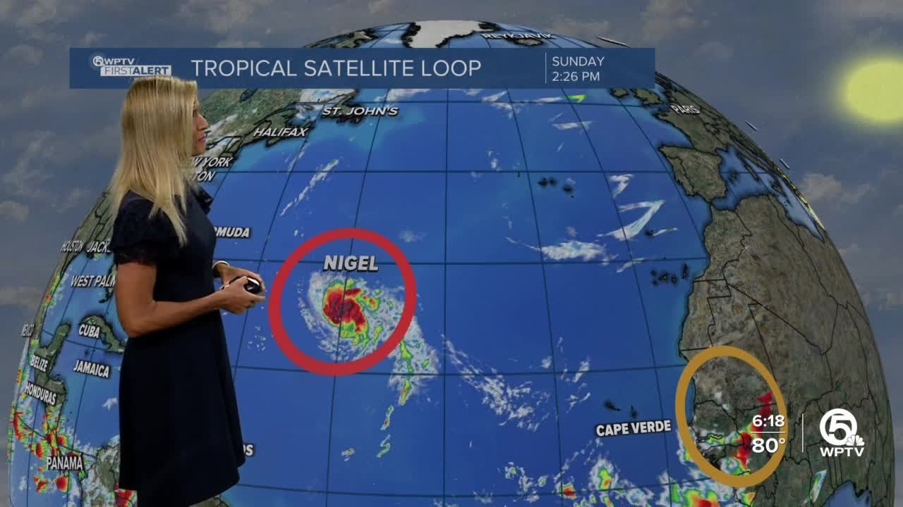Tropical activity in Atlantic basin - YouTube