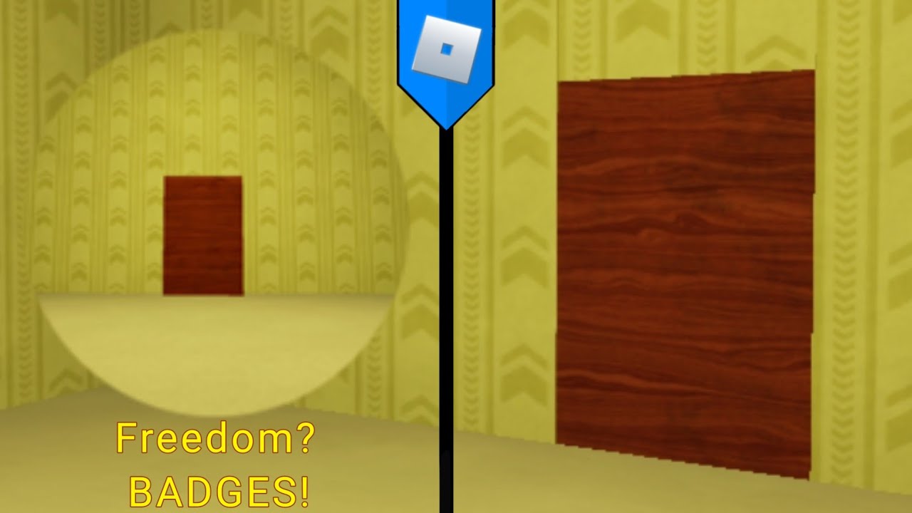 HOW TO GET "Freedom?" BADGES! DOORS But Bad (ROBLOX) - YouTube