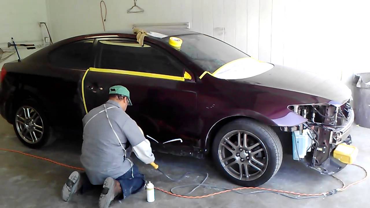 buffing toyota scion 2005 - YouTube