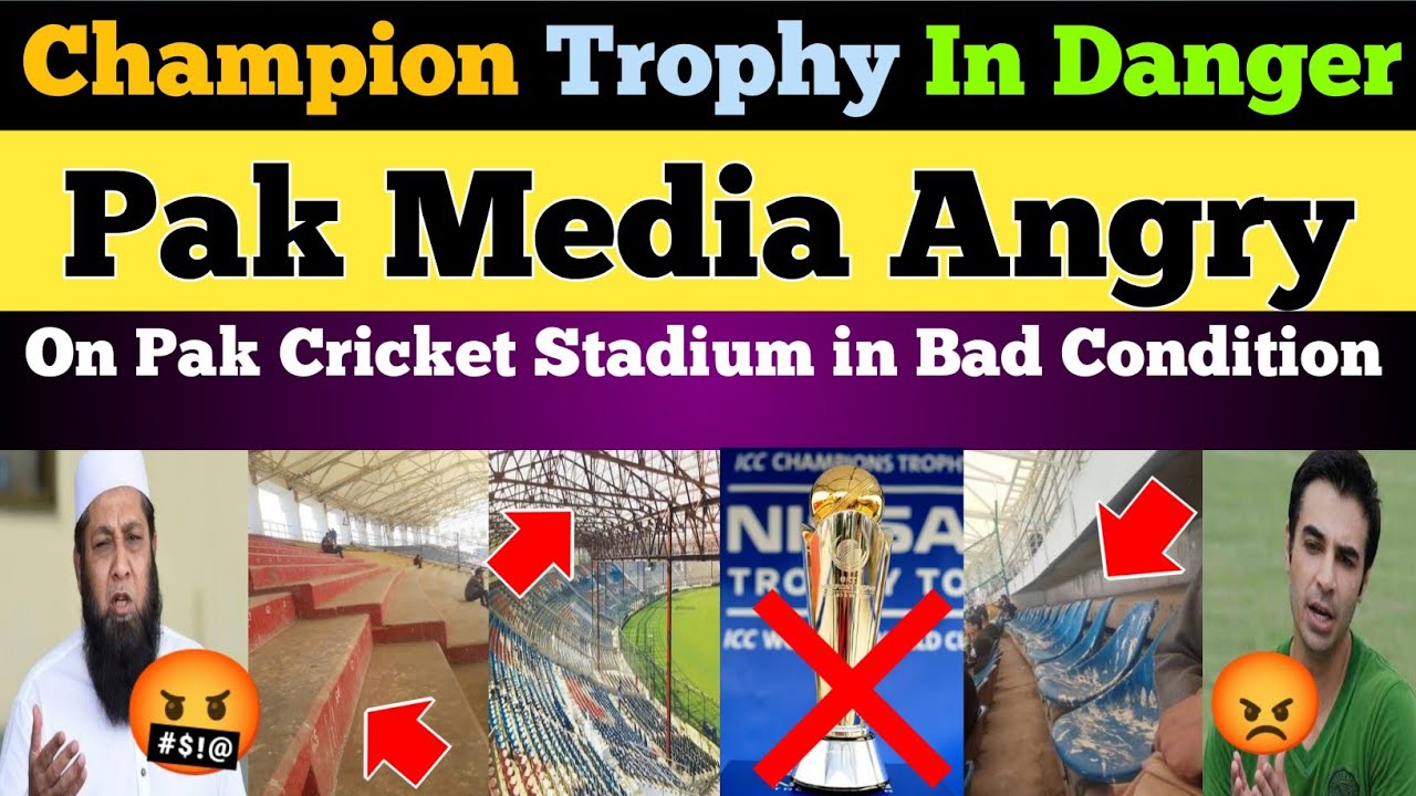 Inzamam,Salman bhatt Angry Seeing Sadiums 🏟 in Bad condition | Champion ...