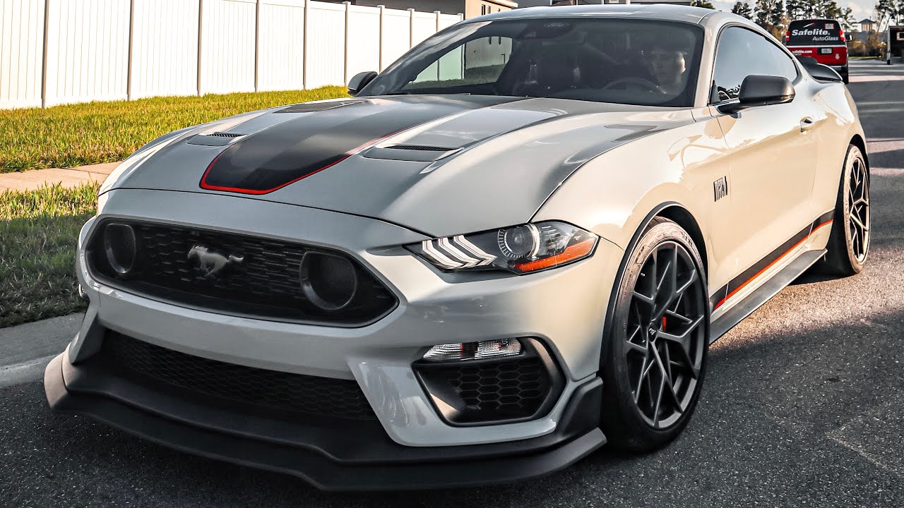Picking Up My New 2021 Mach 1 Mustang - YouTube