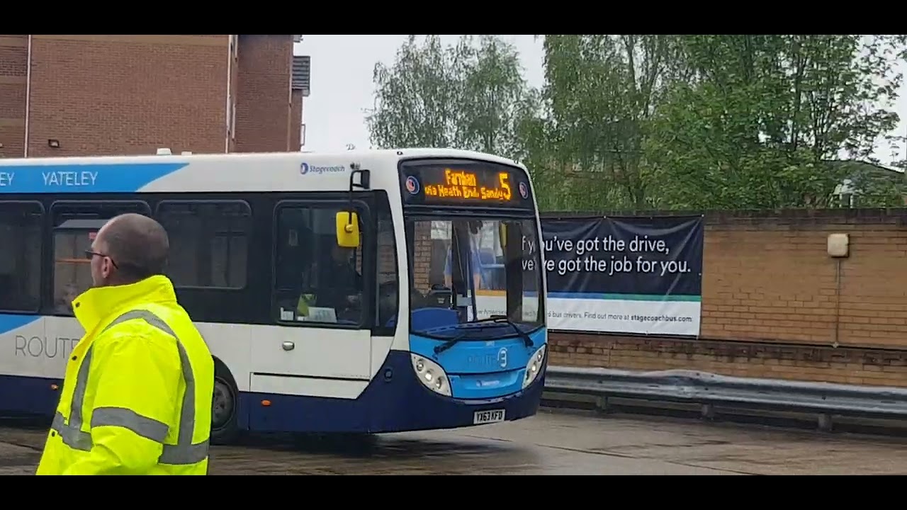 Here is the stagecoach bus 36915 on the number 5 in Aldershot with the ...