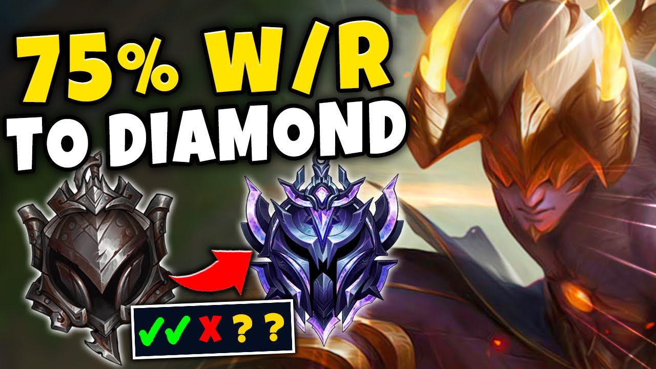 IRON 4 TO DIAMOND 4 WITH A 75% WIN-RATE! THE FINAL DIAMOND PROMO GAME ...