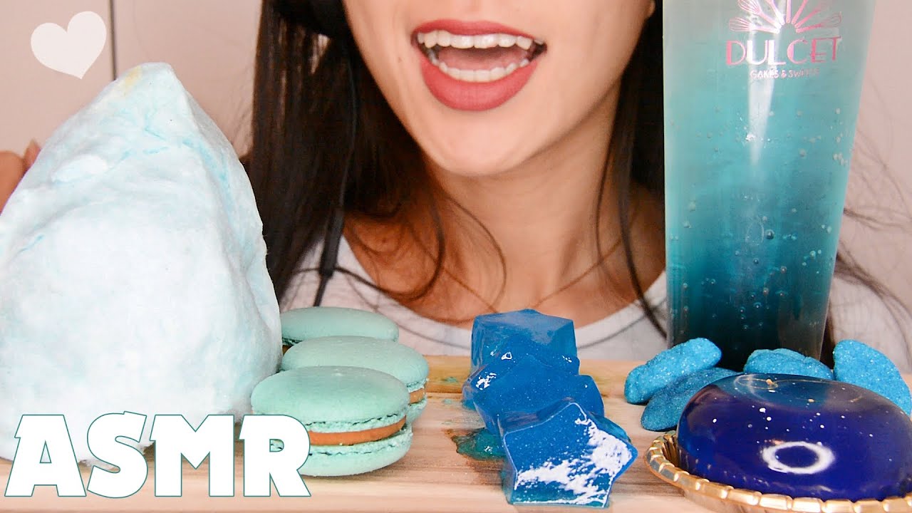 ASMR MACARON, COTTON CANDY, JELLY STARS, CHOCOLATE MOUSSE, CANDY ...