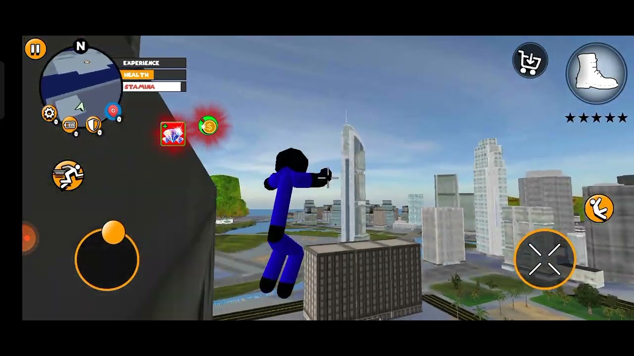 stickman polis menangkap penjahat - YouTube