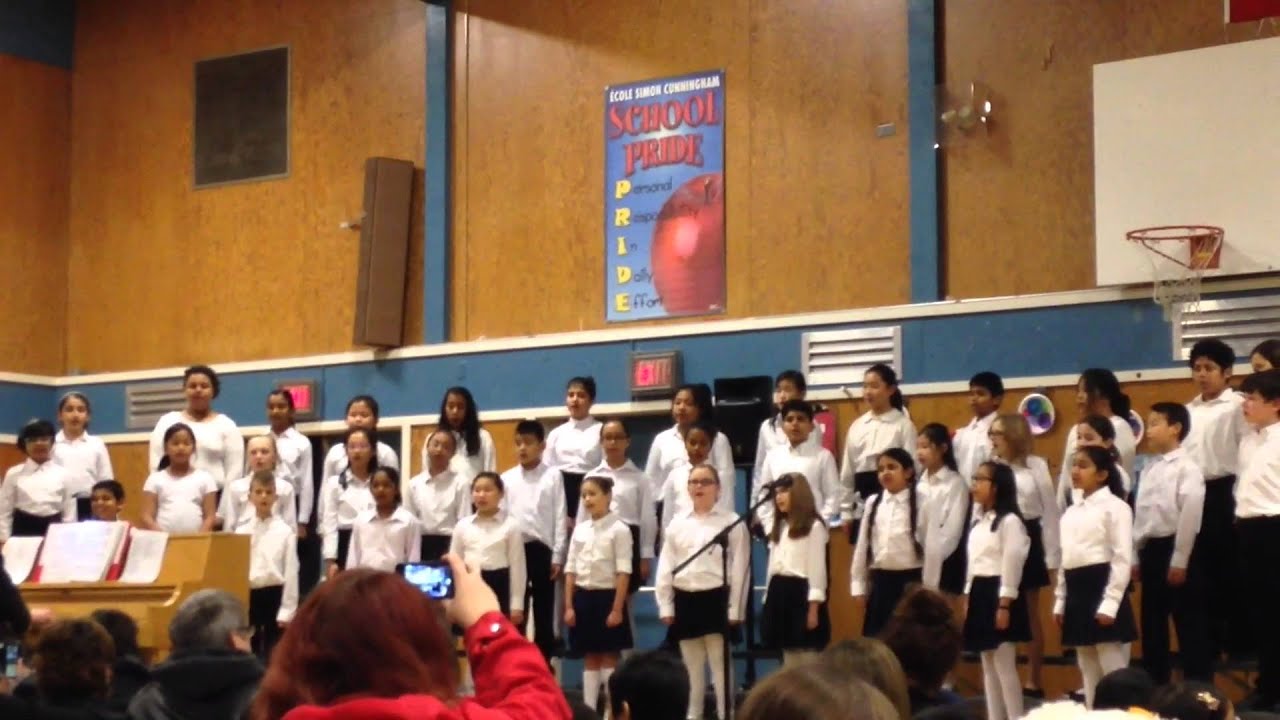 Christmas carol 2015 @ecole simon cunningham - YouTube