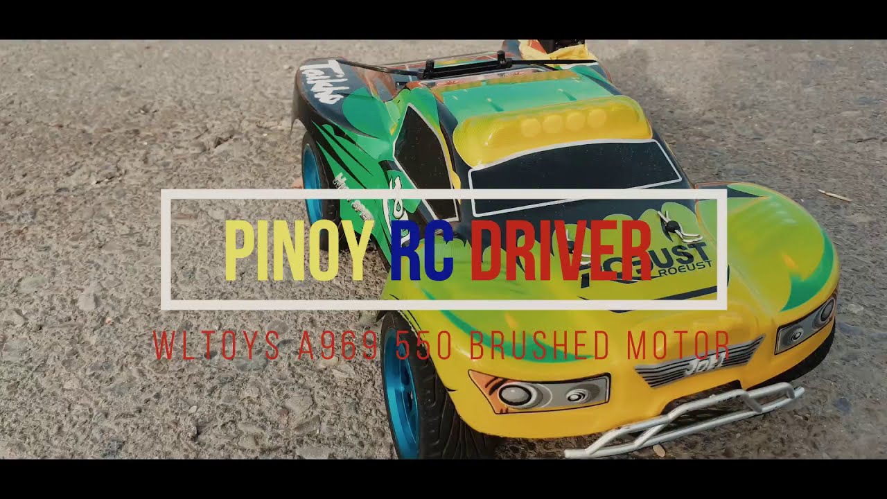 PINOY RC DRIVER: WLTOYS A969 WITH 550 SURPASS 12T BRUSHED MOTOR - YouTube