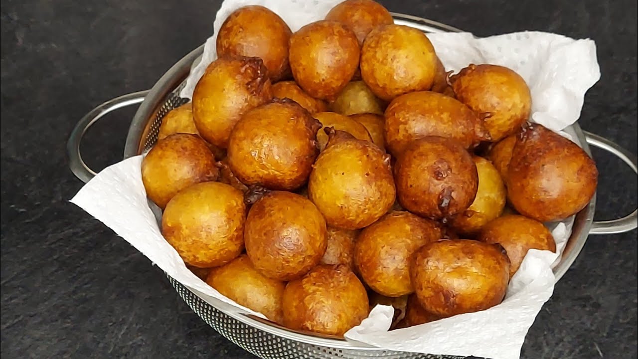 how to make delicious plantain puff puff - YouTube