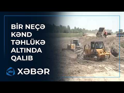 Şirvan suvarma kanalında dağıntı olub