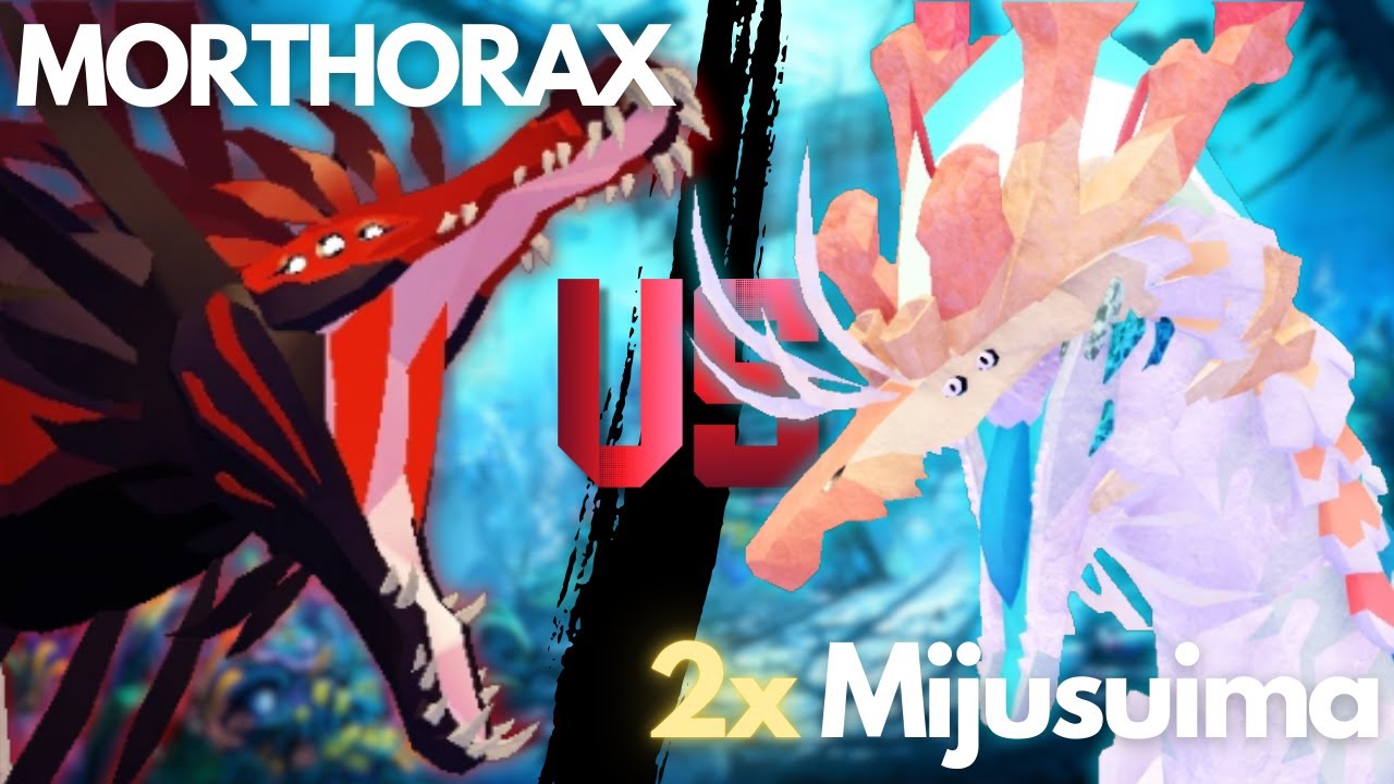 MORTHORAX v 2 MIJUSUIMAS | Creatures of Sonaria Mega Battle - YouTube