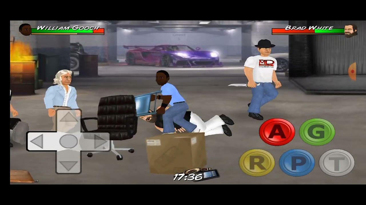 Backstage tag team match. - YouTube