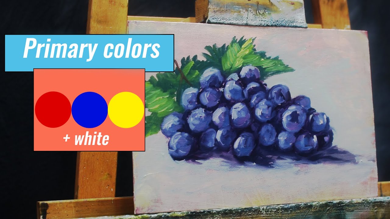 How to Paint with Primary COLORS | Oil Painting for Beginners - YouTube