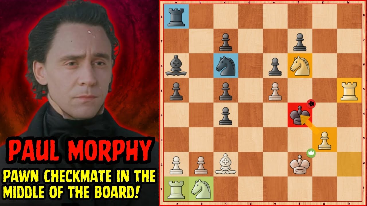 The Forgotten Paul Morphy Game That Ends With A Pawn Checkmate! - YouTube