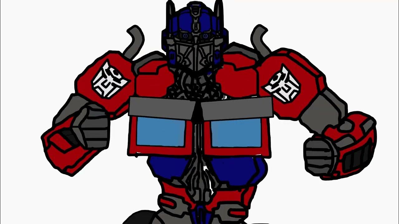 Optimus Prime's Transformation | Transformers (2007) | Epic 2D Animation | K Animations - YouTube