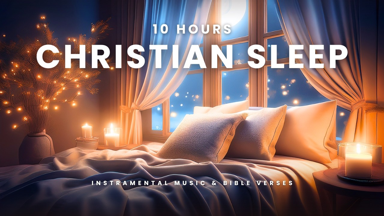 Bible Verses 10 Hours Christian Sleep Music Relaxing Instrumental for ...