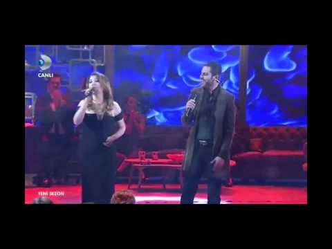 Erkan Kolçak Köstendil - Şebnem Bozoklu 'Yanarım' Canlı Performans - Beyaz Show