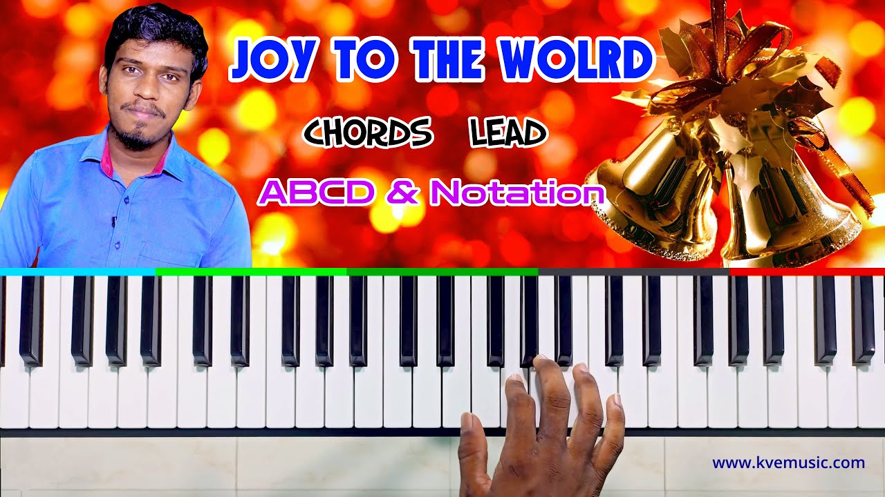 Joy To The World Song Keyboard Lessons | Christian Christmas Songs ...