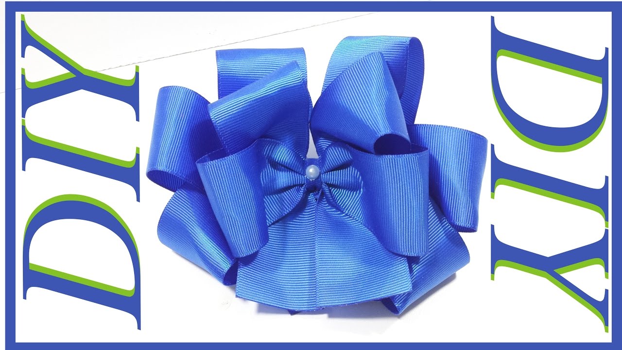 Como Hacer Lazos DIY #14 Lazo Boutique Doble - YouTube