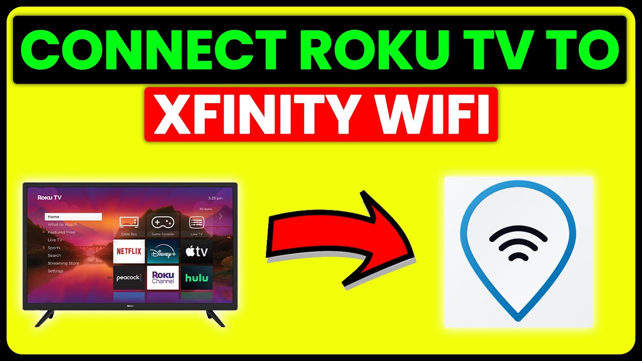 How To Connect Roku TV To Xfinity Wi-Fi (How To Set Up Roku TV To ...