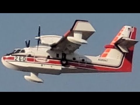 *RARE* 2 Aero-Flite Canadair CL-415 SuperScoopers [N389AC | N385AC ...