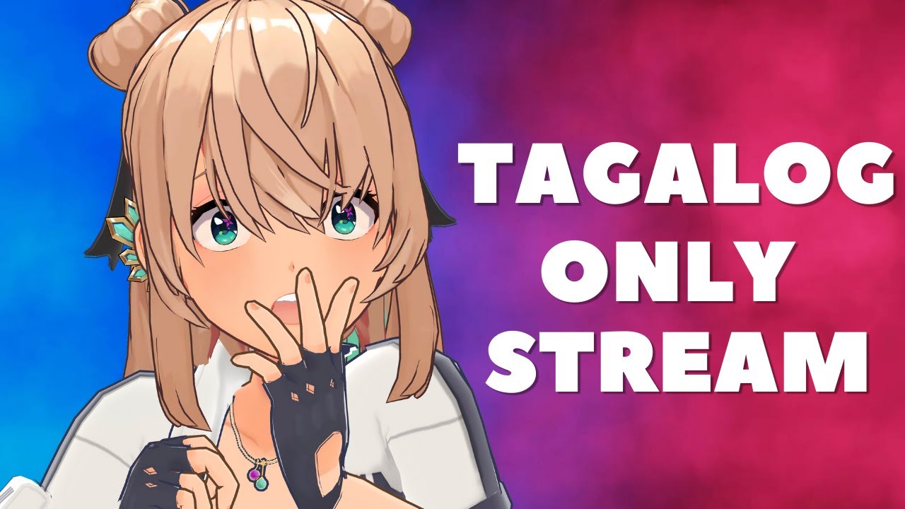 【Free Talk/Karaoke】Tagalog only challenge - YouTube