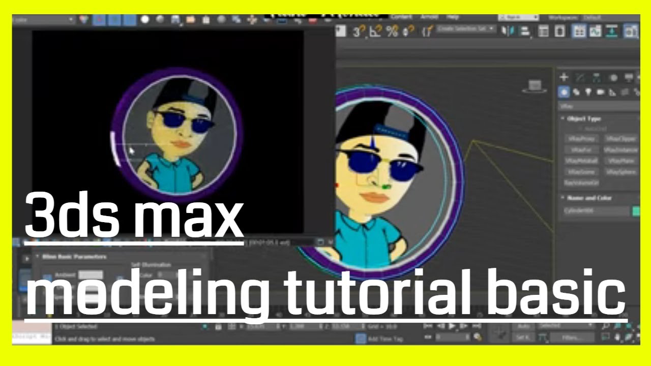 CARA MENGEDIT LOGO PART1 | 3D MAX - YouTube