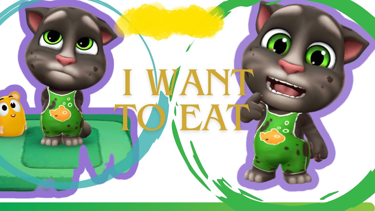 My Talking Tom eating food - YouTube