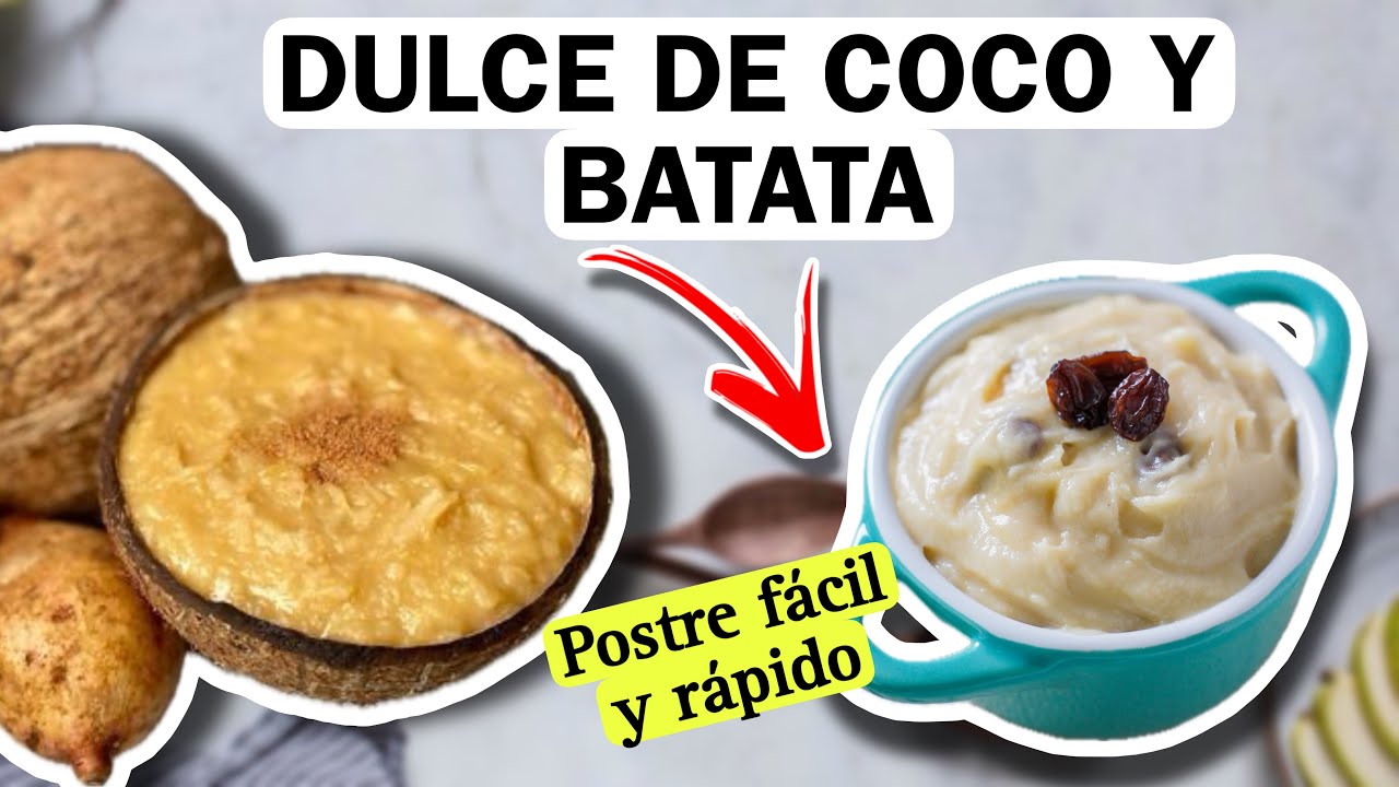 VlogTuto 📸 | Delicioso Dulce de Coco y Batata 🍨 | Te Muestro el proceso ...