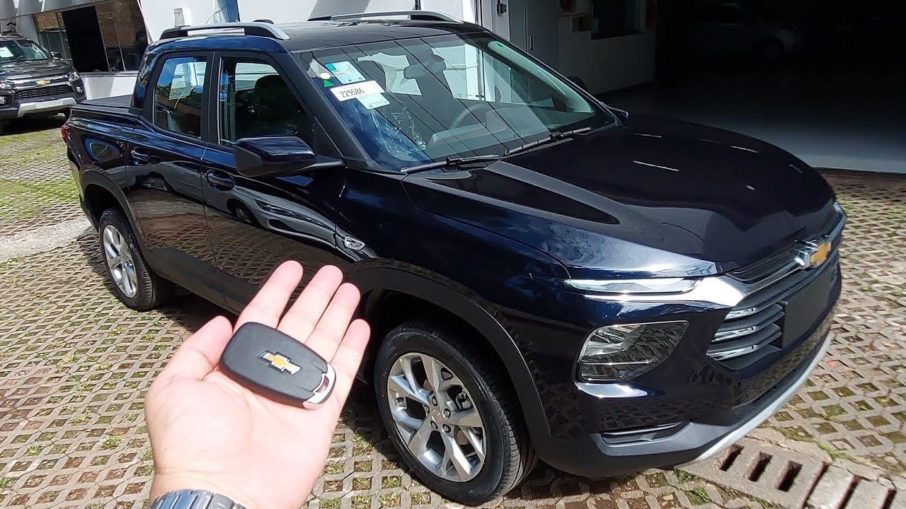 Todos os detalhes da nova Chevrolet montana azul eclipse cabine dupla ...