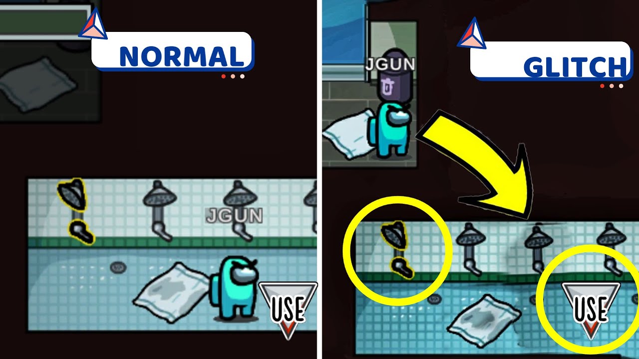 *SHOWER FIX TASK GLITCH* In Among Us- Among Us New Update - YouTube