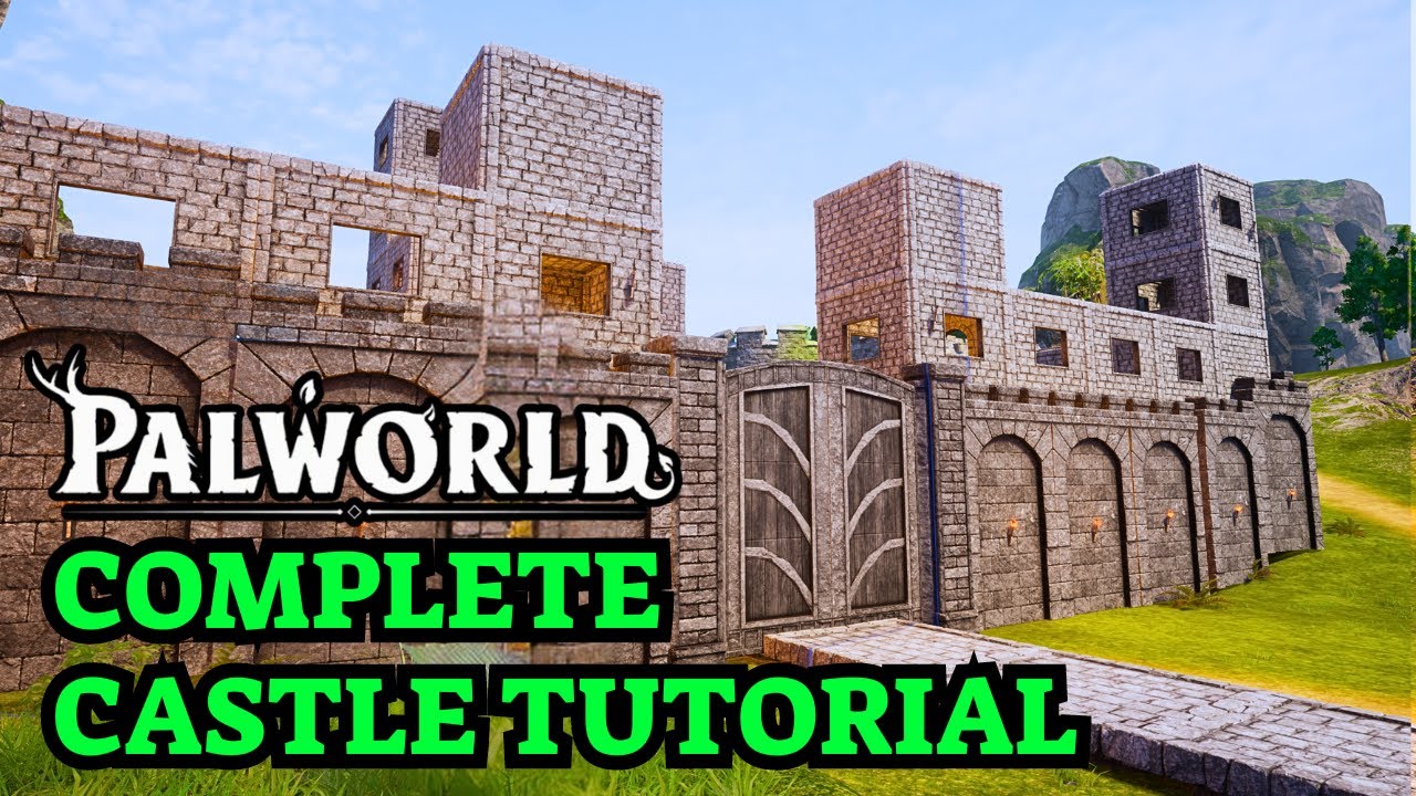 PALWORLD - ULTIMATE CASTLE TUTORIAL walkthrough Guide - YouTube