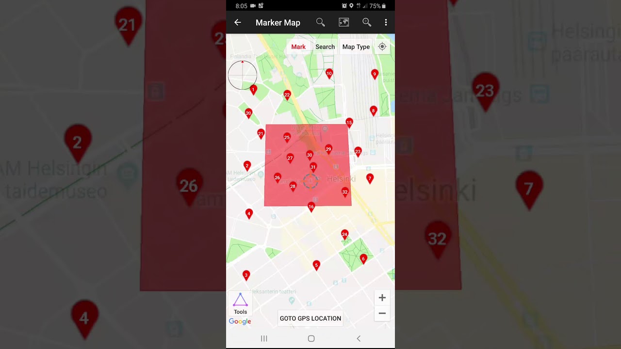 Delete points inside / outside polygon - YouTube