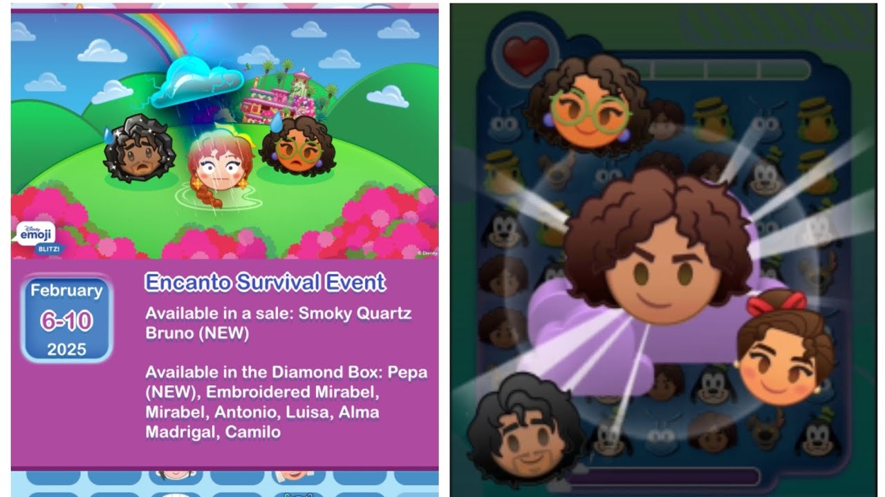 Game: Disney Emoji Blitz - Camilo Plays the Encanto Survival Event ...