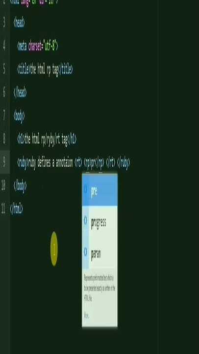 what is HTML rp tag? can be used to provide parentheses around a ruby ...