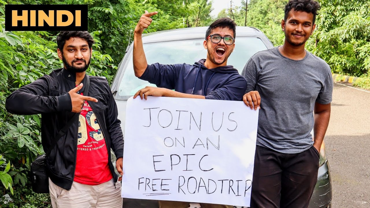 INDIAN ASKING STRANGERS TO JOIN ON A FREE ROAD TRIP ON THE SPOT - YouTube