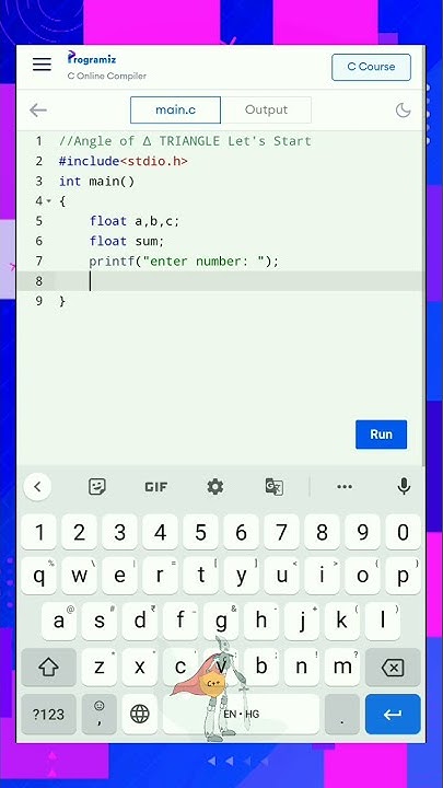 #print "Angle of TRIANGLE" in C/C++ Programming/Coding/Compiler. #shorts - YouTube