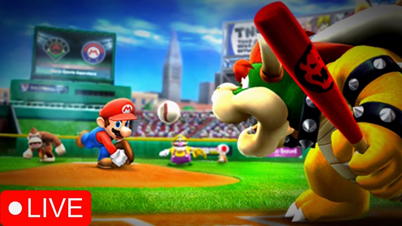 Mario Baseball BOWSER VS. MARIO INTENSE! - YouTube