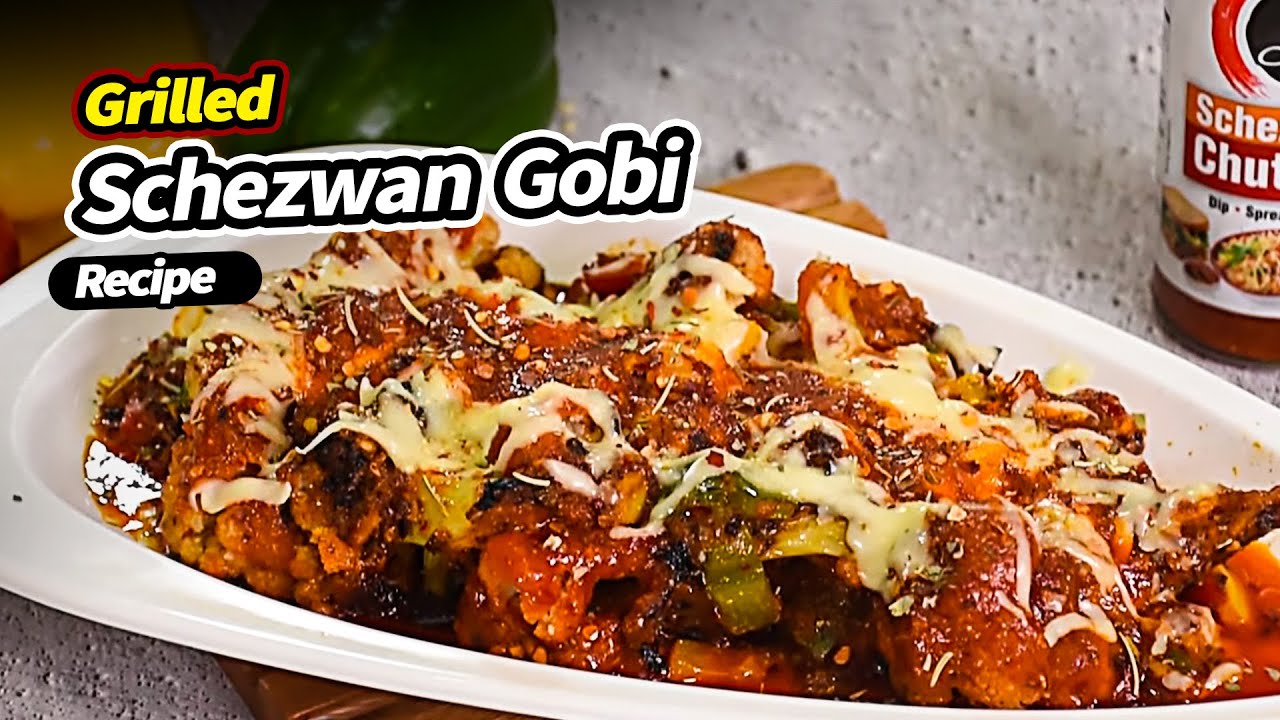 Grilled Schezwan Gobi Recipe with Ching's Schezwan Chutney by Harpal ...