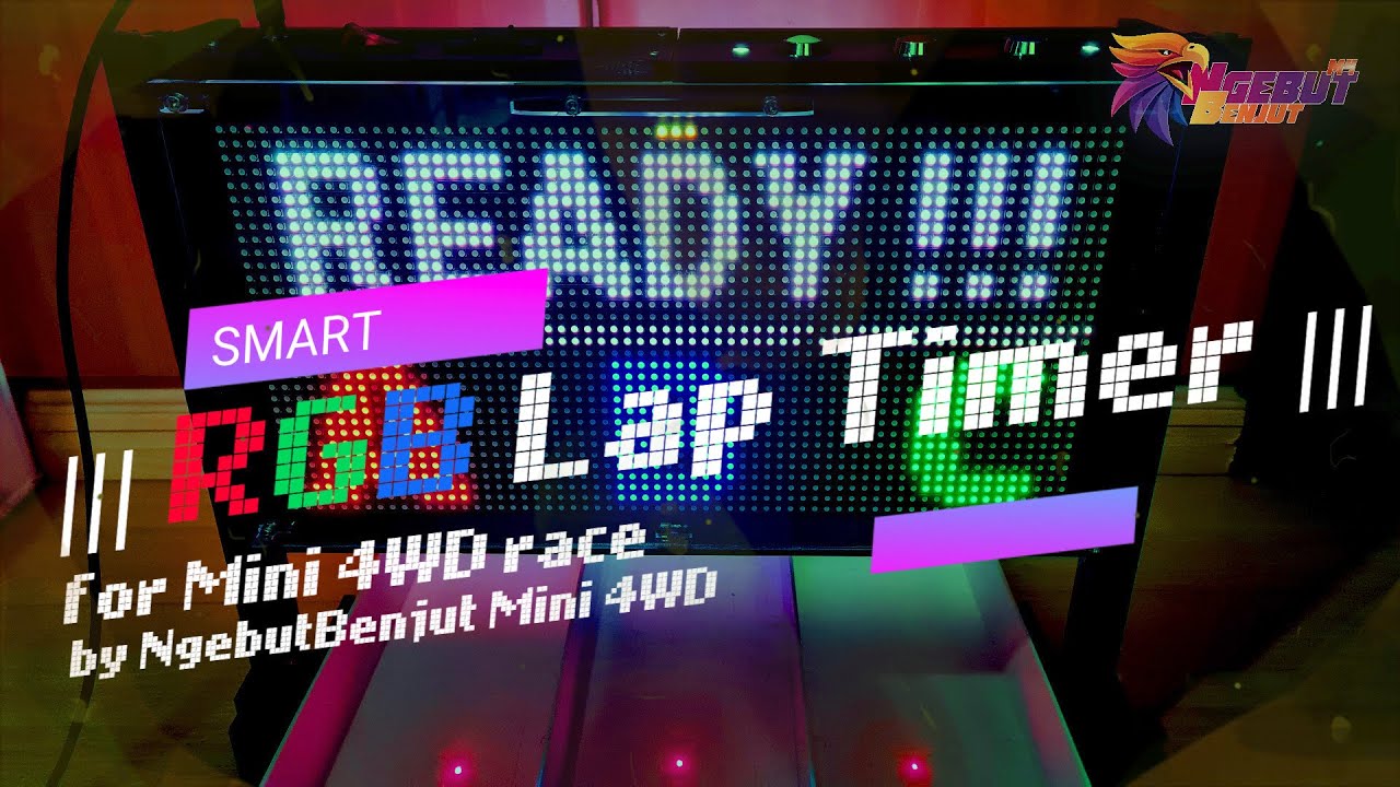 TAMIYA【ミニ四駆】Smart RGB Lap Timer for Mini 4WD (real-time wirelessly ...
