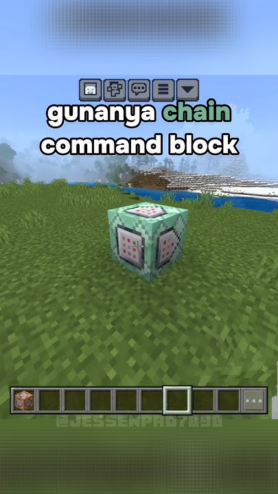 Gunanya Chain Command Block! - YouTube