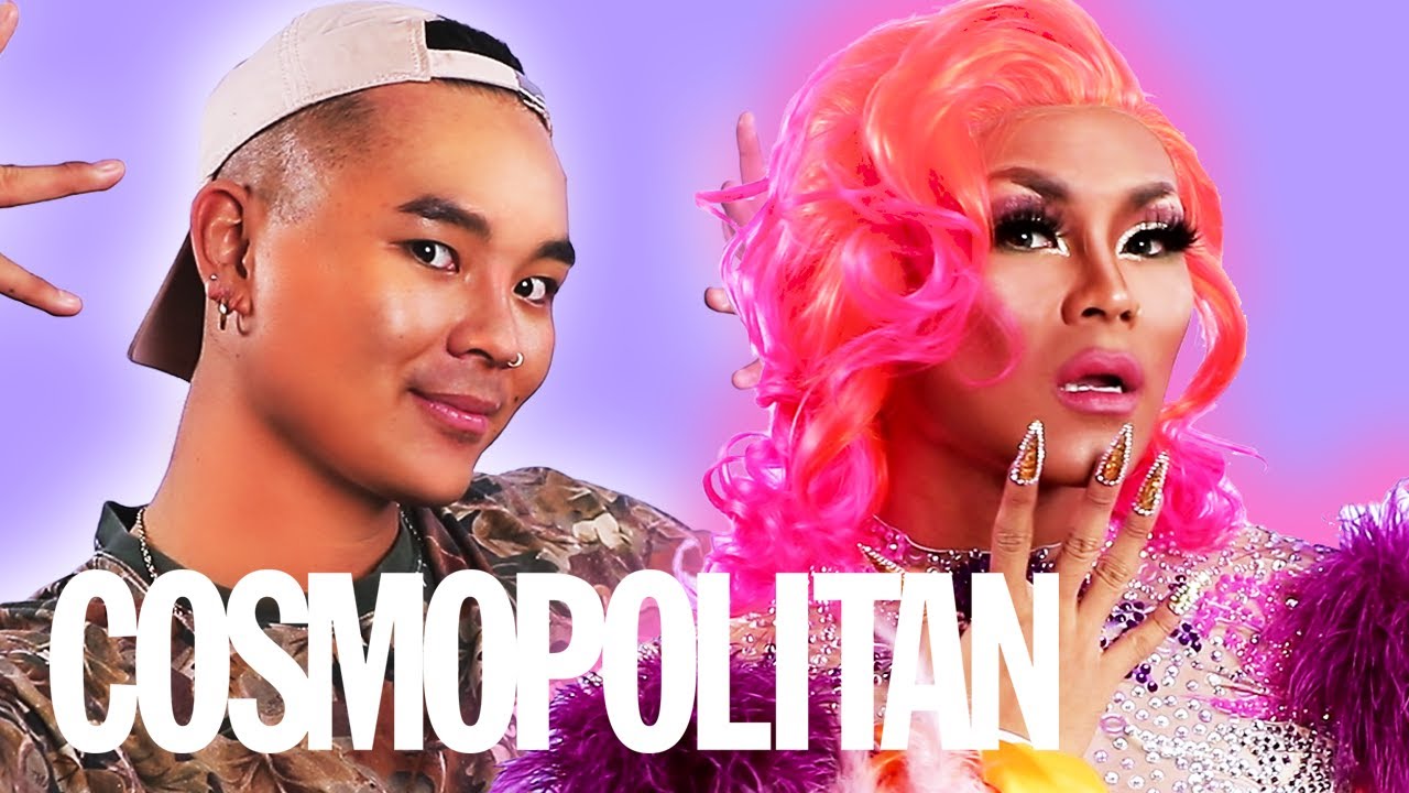 ドラァグクイーンから学ぶ！パーティメイク┃DRAG QUEEN MAKE UP┃COSMOPOLITAN JP - YouTube