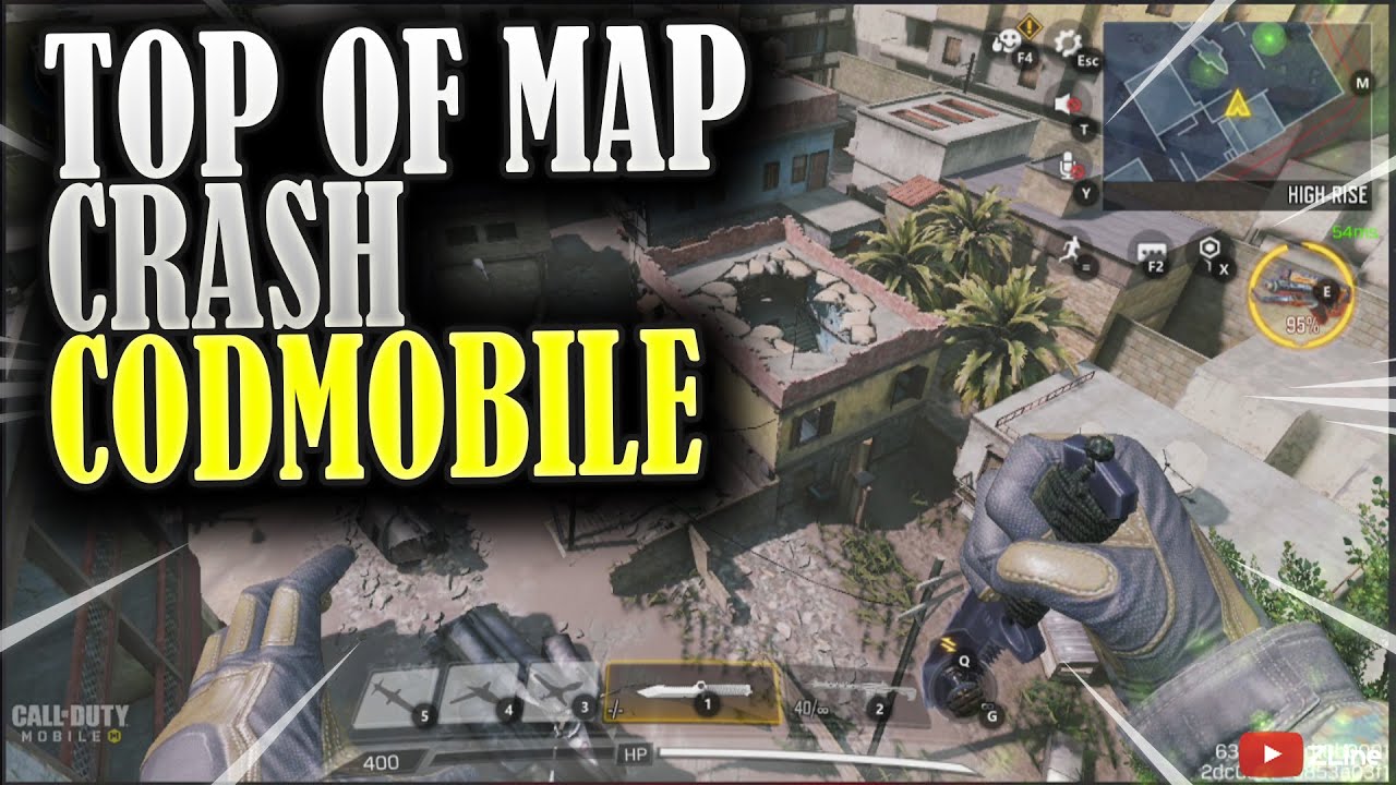 How To Get On Top Of Map In CRASH | Call Of Duty Mobile Multiplayer ...