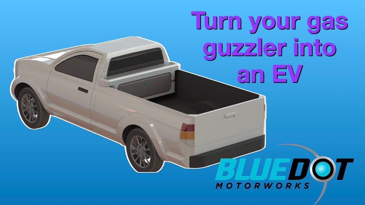 Turn your gas guzzler into an EV: Blue Dot Motorworks - YouTube