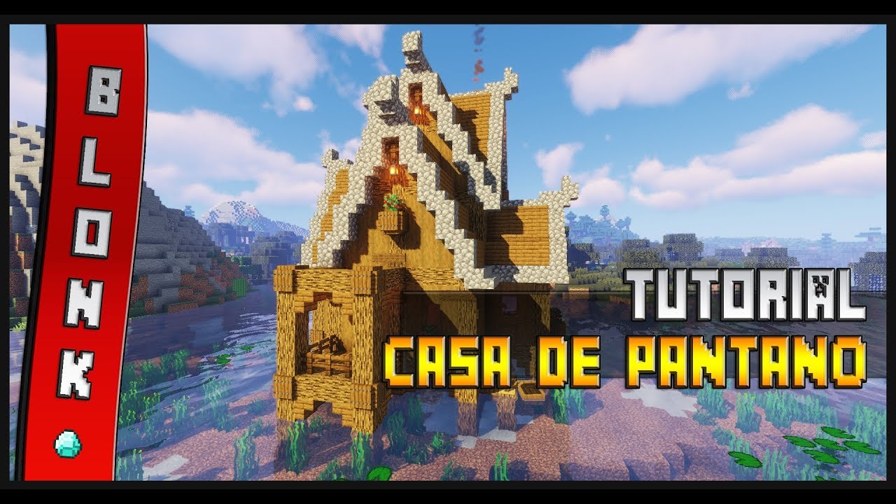 Como Hacer Una Casa De Pantano En Minecraft - YouTube